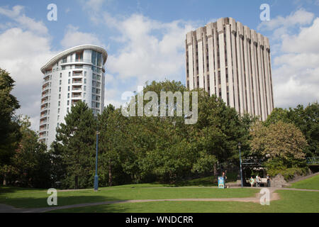 Castlemead tower, Bristol architect A.J. Hines Stock Photo - Alamy