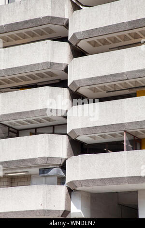 The Brutalist concrete architecture of Castlemead Tower (1973-81) and ...