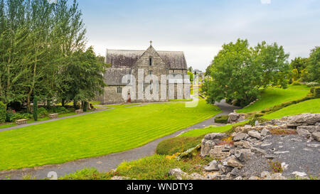 A view of Ballintubber Abbey, near Ballintubber in County Mayo in ...