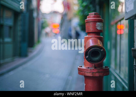 Street Fire Hydrant on the road in Philadelphia, Pennsylvania, the ...