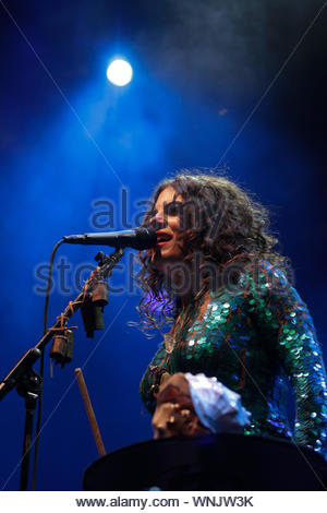 Brazilian singer Ceu in concert in Prague Stock Photo: 102347159 - Alamy