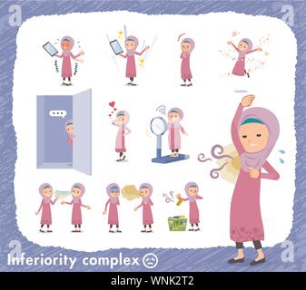 A set of girl on inferiority complex.There are actions suffering from ...
