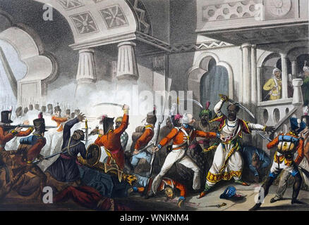The Siege of Seringapatam (5 April – 4 May 1799) in which Tippu Stock ...