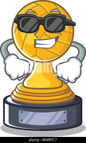 Super cool gold trophy for victory achievement award Stock Vector Image ...