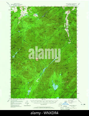 Mount Marcy New York USGS topo map 1979 Stock Photo - Alamy