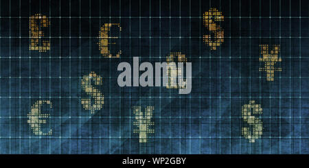 Currency Background with Monetary Policy Concept Art Stock Photo - Alamy