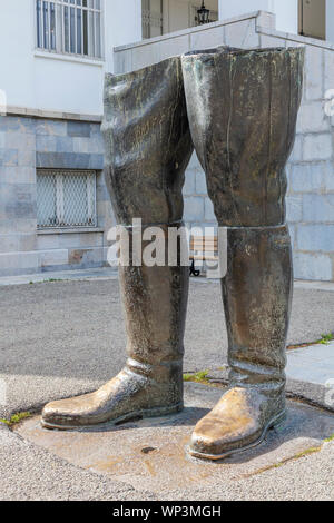 Unfinished statue of Reza Shah, Saadabad Palace, Tehran, Iran Stock ...