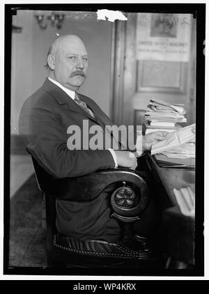 John W. Weeks at desk Stock Photo - Alamy