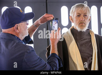 Dassow, Germany. 07th Sep, 2019. The American actor Angus MacInnes (r ...