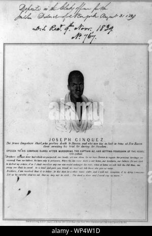 Joseph Cinquez, the brave Congolese Chief, who prefers death to slavery ...