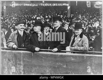 Joseph J. Lannin, Byron Bancroft Johnson, John Kinley Tener, August ...