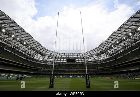 A general view of the stadium ahead of the Guinness Men's Six Nations ...