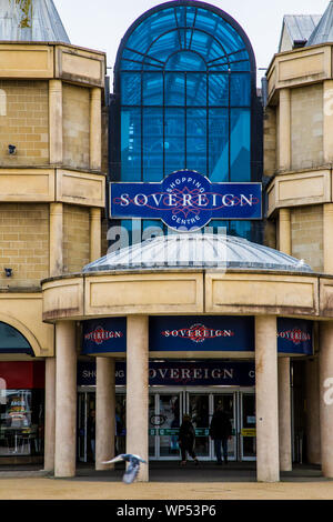 The Sovereign Shopping Centre, Weston-Super-Mare, Somerset Stock Photo ...