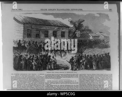 Kansas - Col. Sumner arriving at Constitution Hall. Col. Sumner ...