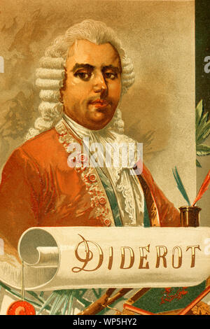 Portrait of Denis Diderot (1713-1784), 1793 Stock Photo - Alamy