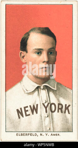 Kid Elberfeld, New York Highlanders, baseball card portrait Stock Photo ...