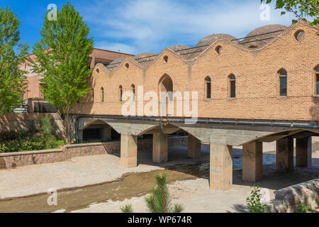 Tabriz, East Azerbaijan province, Iran - March 15, 2018: Saat Tower ...