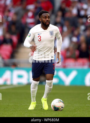 England’s Danny Rose during the Euro 2020 Qualifying Group A match at ...