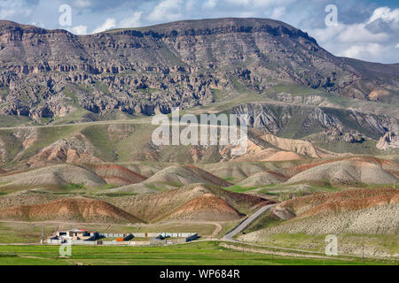 Mountain landscape, Sohrol, Shabestar County, East Azerbaijan Province ...