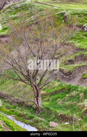 Mountain valley landscape, Qareh Kelisa, Qarah Kalisa, Chaldoran County ...