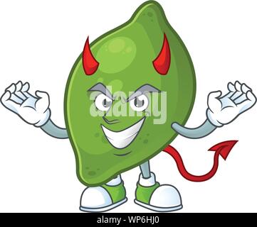 Devil lime mascot cartoon style Stock Vector Image & Art - Alamy