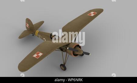 Old polish fighter PZL P-11c Stock Photo - Alamy