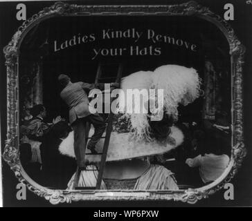 Ladies kindly remove your hats Stock Photo - Alamy
