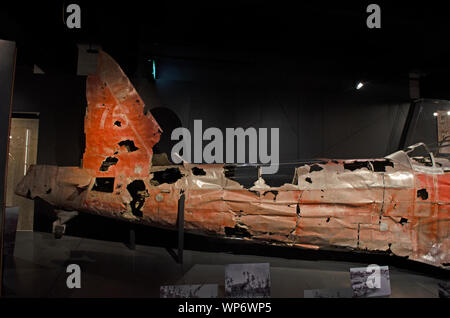 The remains of a Japanese Mitsubishi A6M 'Zero' fighter found on the ...