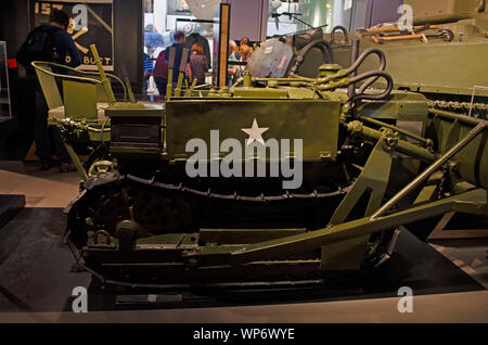 Armoured digger from WWII. IWM, London Stock Photo - Alamy