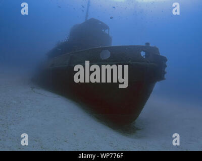 The wreck of the tugboat Rozi in Malta Stock Photo - Alamy