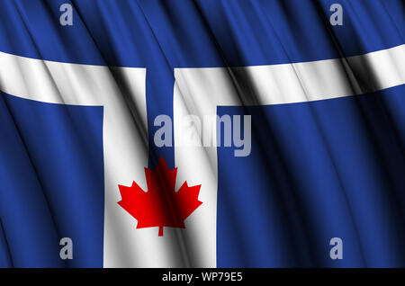 Toronto Flag waving flag illustration. States, cities and Regions of ...