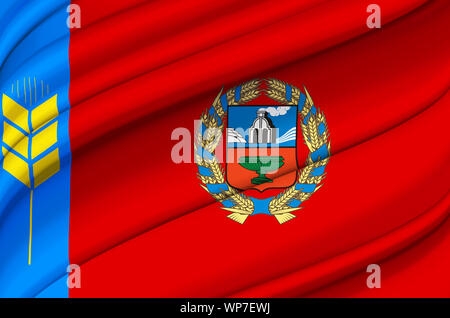 Altai waving flag illustration. Regions of Russia. Perfect for ...