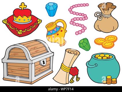 valuable objects cartoon illustration set Stock Vector Image & Art - Alamy