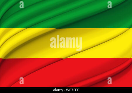 Carchi waving flag illustration. Regions of Ecuador. Perfect for ...