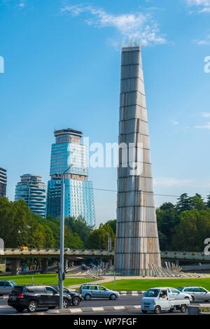 Heroes Square and monument, Tbilisi, Georgia Stock Photo - Alamy
