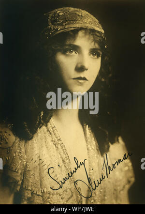 Silent Film Actress and Model Olive Thomas, Publicity Portrait by Fred ...
