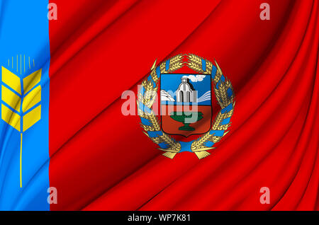 Altai waving flag illustration. Regions of Russia. Perfect for ...