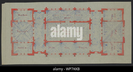 Third floor plan, New York Public Library (fig. 149 Stock Photo - Alamy