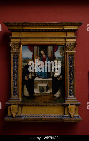 Garofalo, The Virgin (Madonna) and Child with Saints Dominic and ...