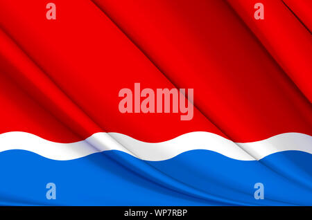 Amur waving flag illustration. Regions of Russia. Perfect for ...