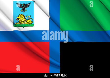 Belgorod waving flag illustration. Regions of Russia. Perfect for ...