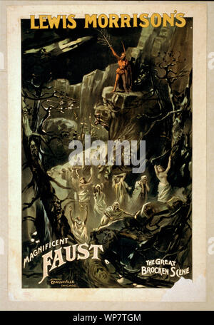 Lewis Morrison's magnificent Faust Stock Photo - Alamy