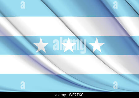 Guayas waving flag illustration. Regions of Ecuador. Perfect for ...