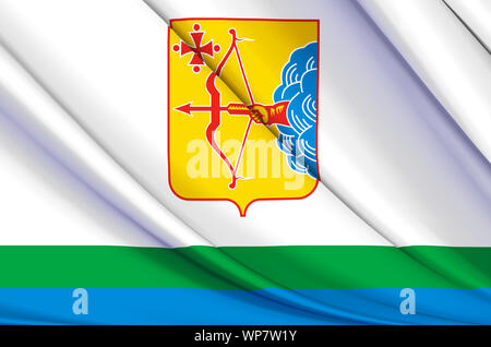 Kirov waving flag illustration. Regions of Russia. Perfect for ...