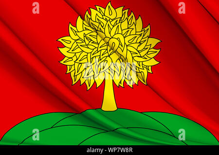 Lipetsk waving flag illustration. Regions of Russia. Perfect for ...