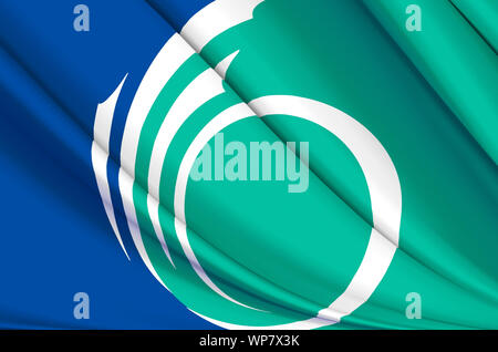 Ottawa Ontario waving flag illustration. States, cities and Regions of ...