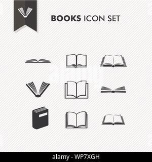 library books isolated icon Stock Vector Image & Art - Alamy