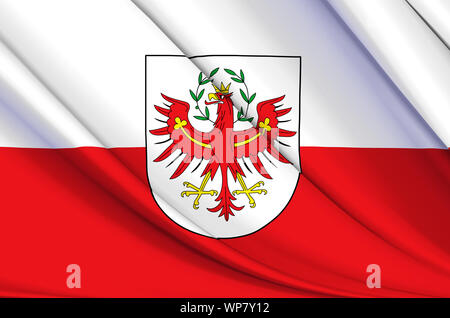 Tirol waving flag illustration. Regions of Austria. Perfect for ...