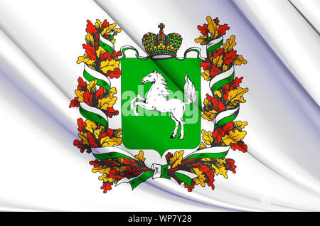 Tomsk waving flag illustration. Regions of Russia. Perfect for ...