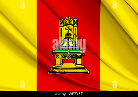 Tver waving flag illustration. Regions of Russia. Perfect for ...